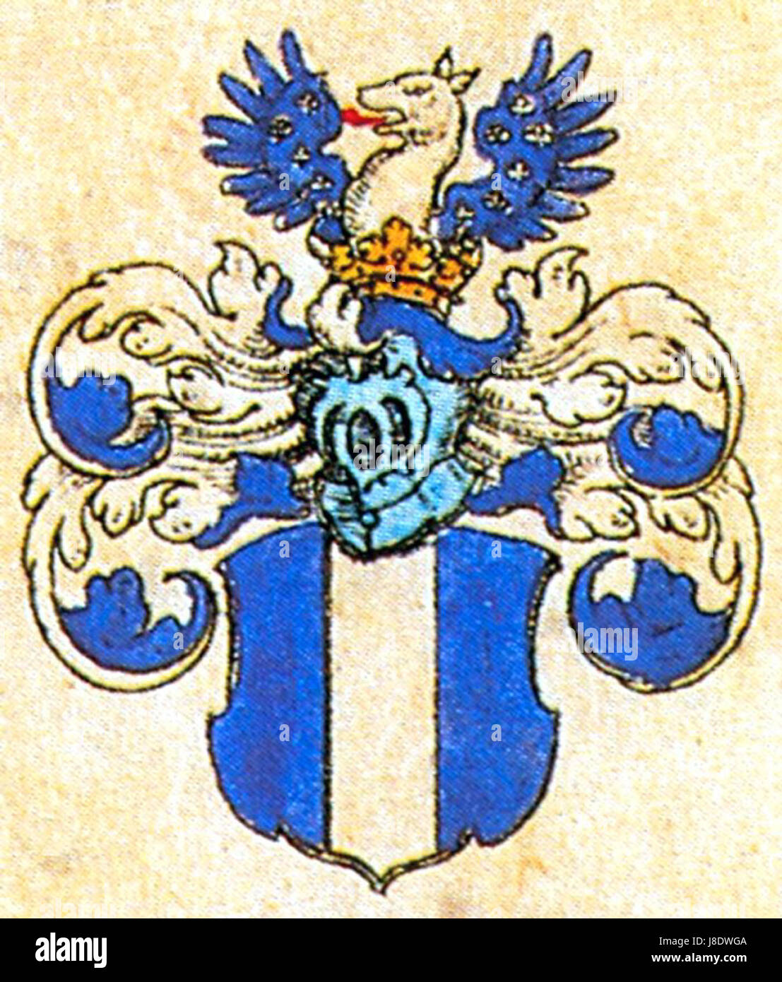 Leyen von der Wappen coat of arms Sbm Stock Photo - Alamy
