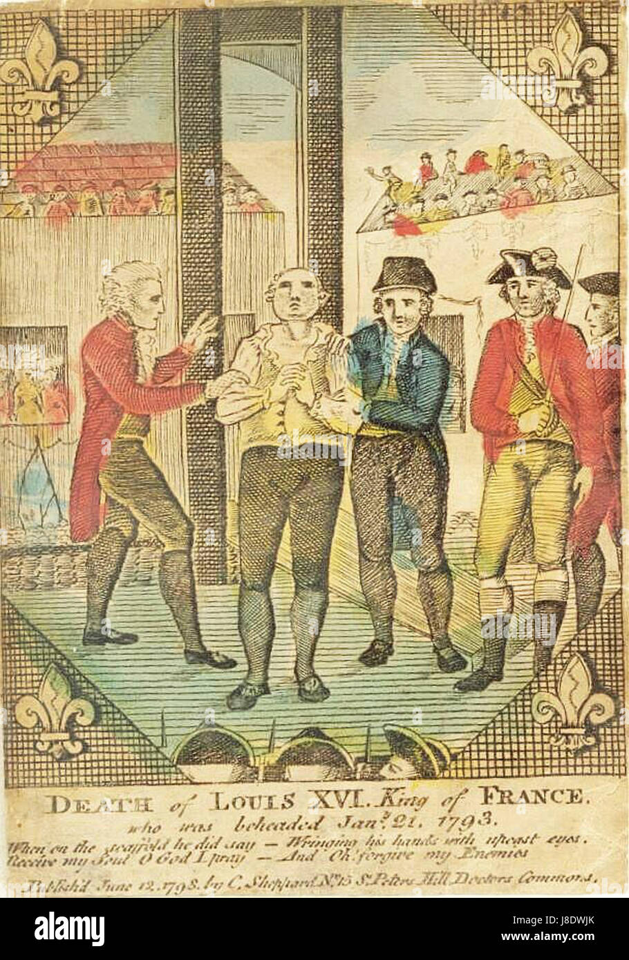 Louis XVI Execution Stock Photo - Alamy