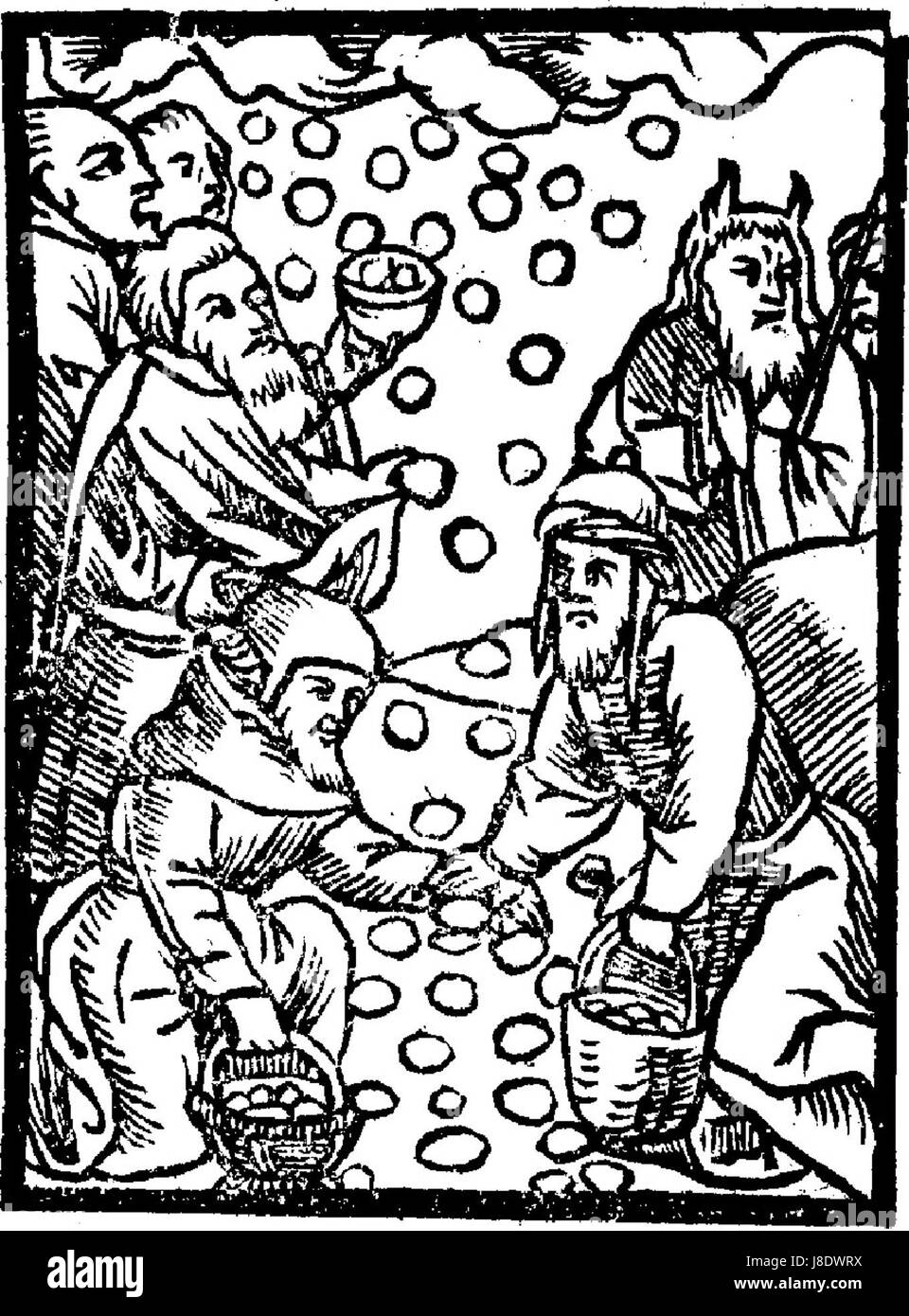 Manna painting Black and White Stock Photos & Images - Alamy