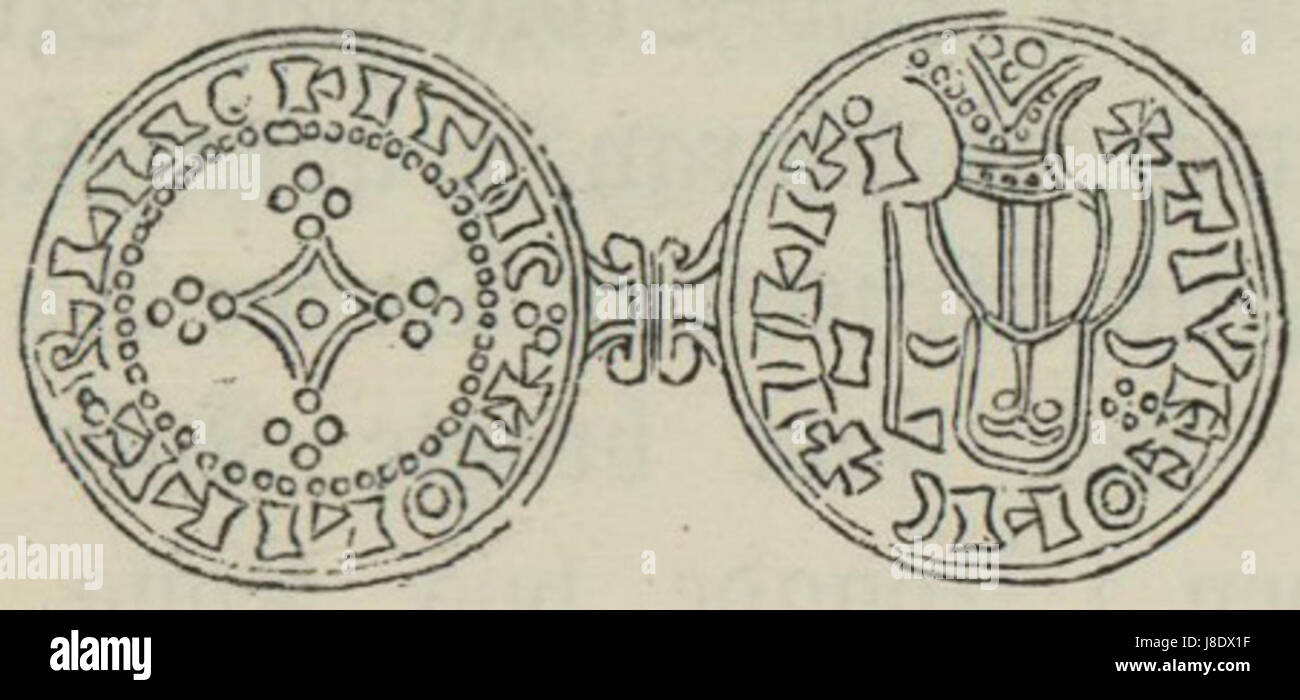 This coin features the likeness of King Magnus the Good of Denmark ...