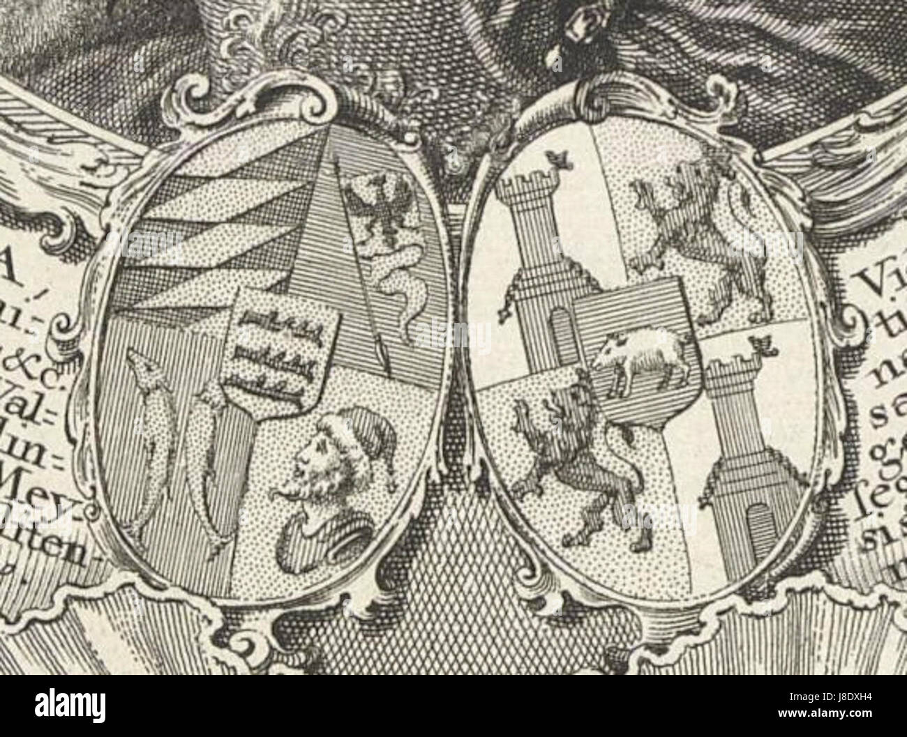Royal crest engraving hi-res stock photography and images - Alamy