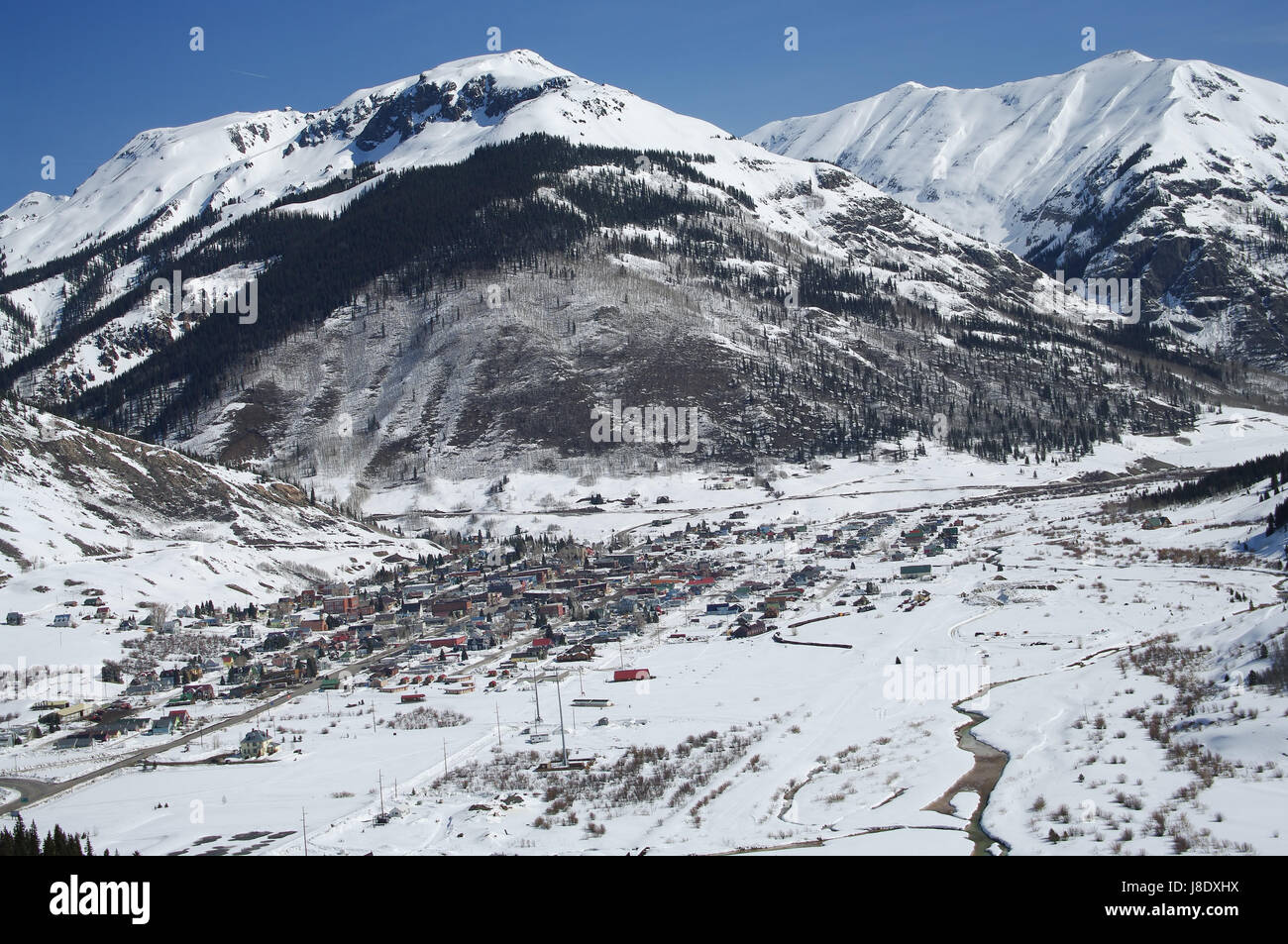 city, town, winter, sight, view, outlook, perspective, vista, panorama ...