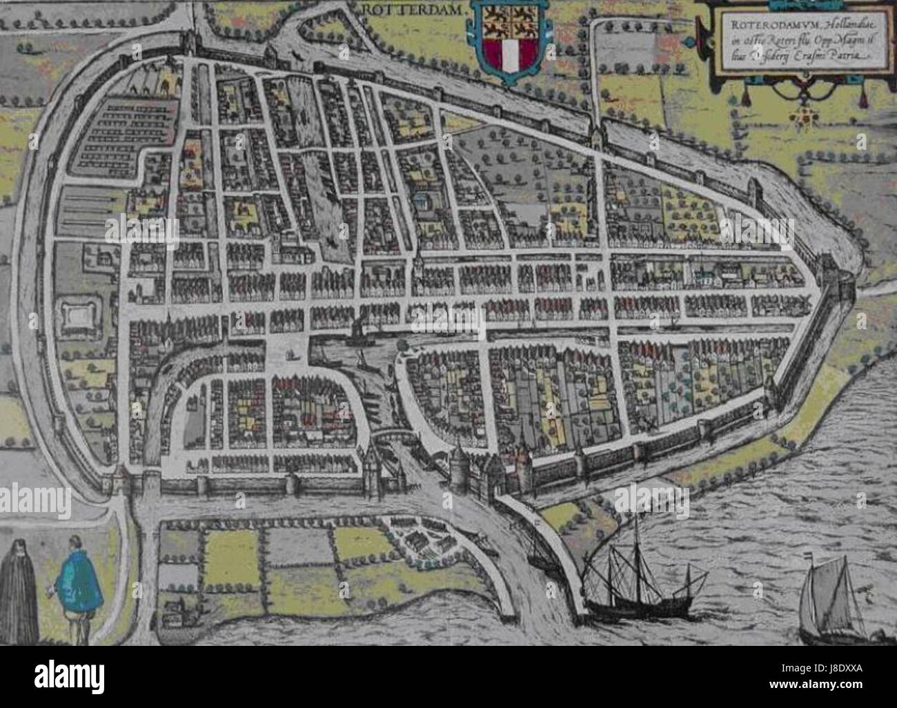 Map of rotterdam hi-res stock photography and images - Alamy