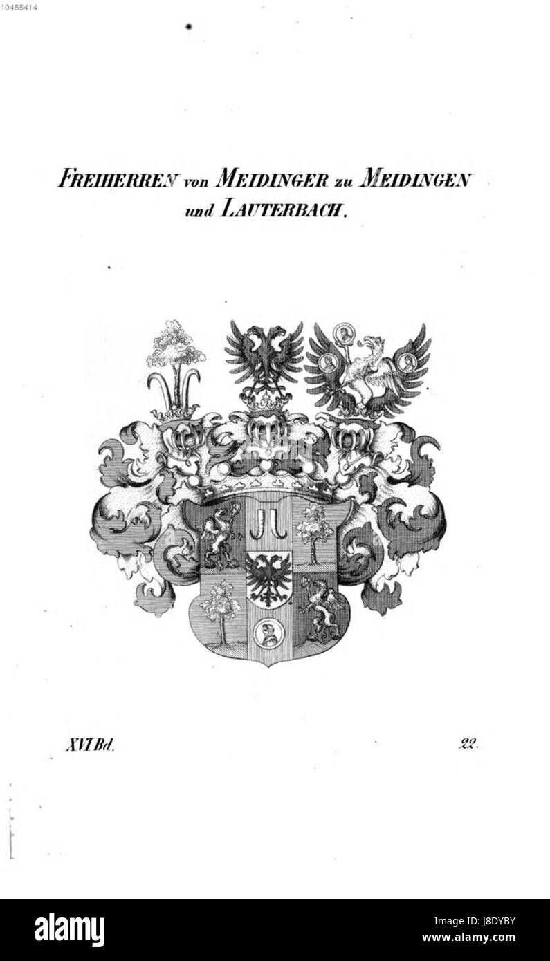 A historical figure, Meidinger zu Meidingen und Lauterbach Tyroff ...