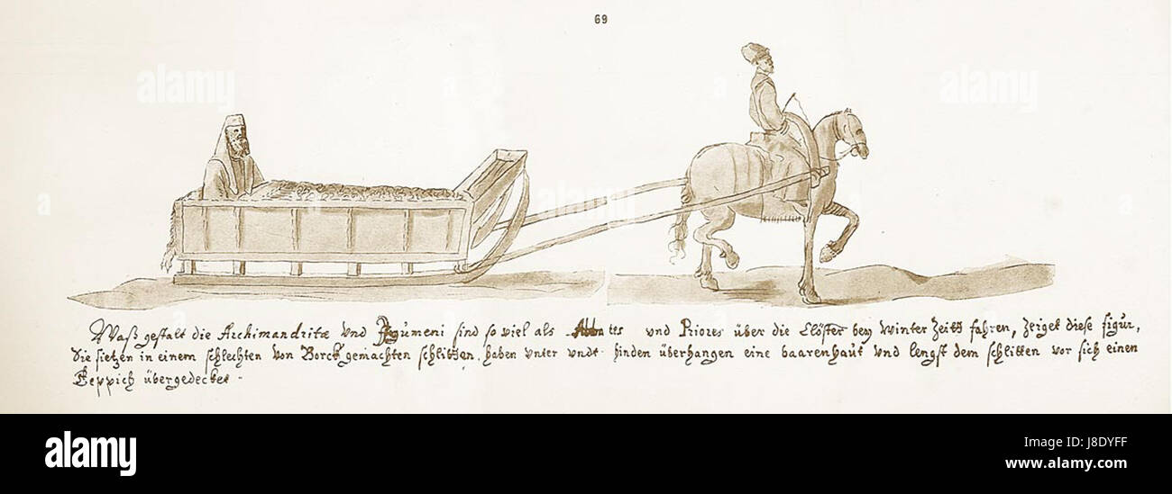 An image depicting a cart used by a metropolitan or high-ranking ...