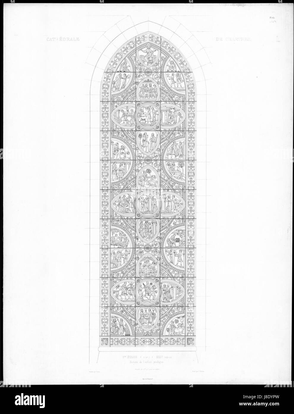 Cathedral window Black and White Stock Photos & Images - Alamy