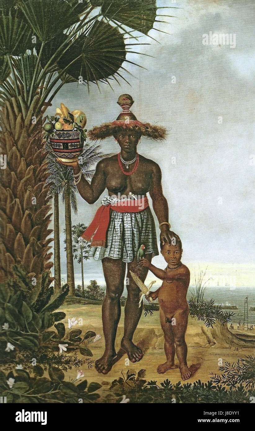 The title 'Mulher negra banto' translates to 'Black Bantu woman ...
