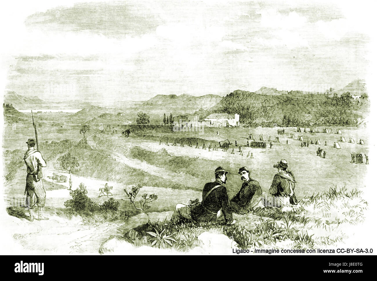 Garibaldini Desenzano 1866 Stock Photo - Alamy