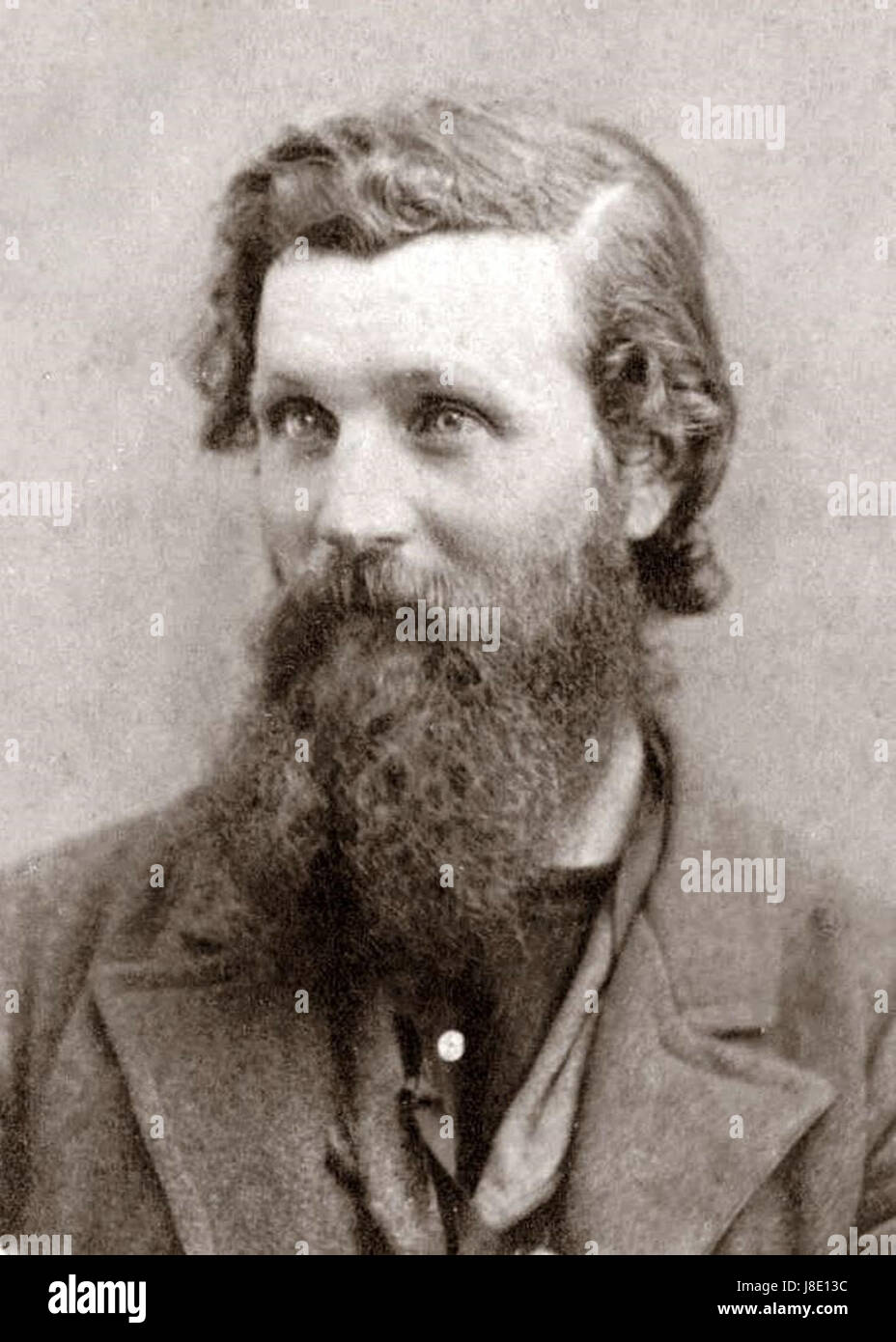 Muir portrait 1872 Stock Photo - Alamy