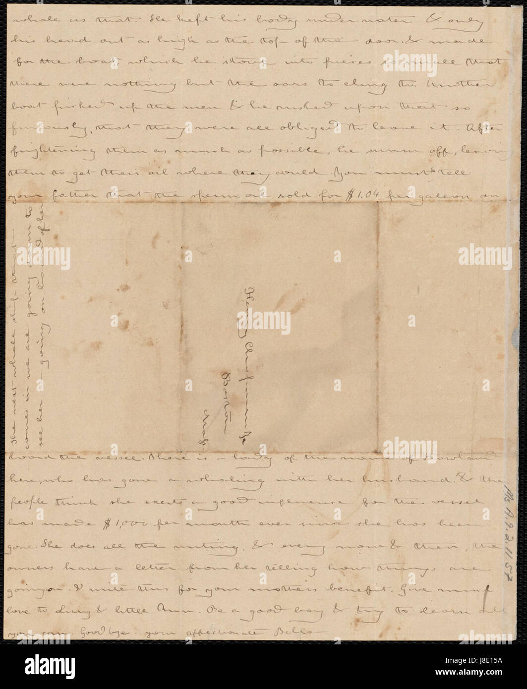 This letter from Deborah Weston to Henry Grafton Chapman, dated March ...