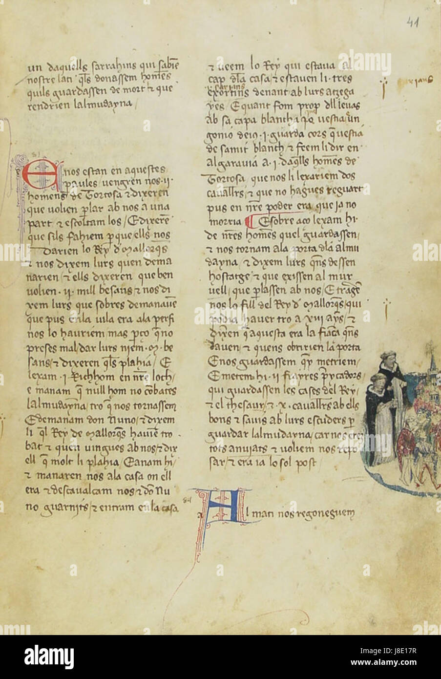 The 'Llibre dels Feyts' (Book of Deeds), dated 1380, is a medieval ...