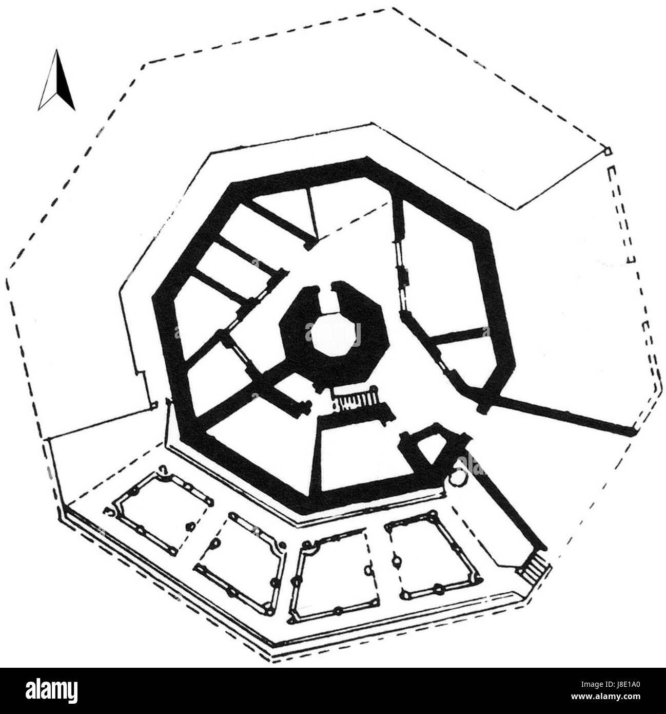 'Grundriss Burg Egisheim' refers to the architectural blueprint or ...