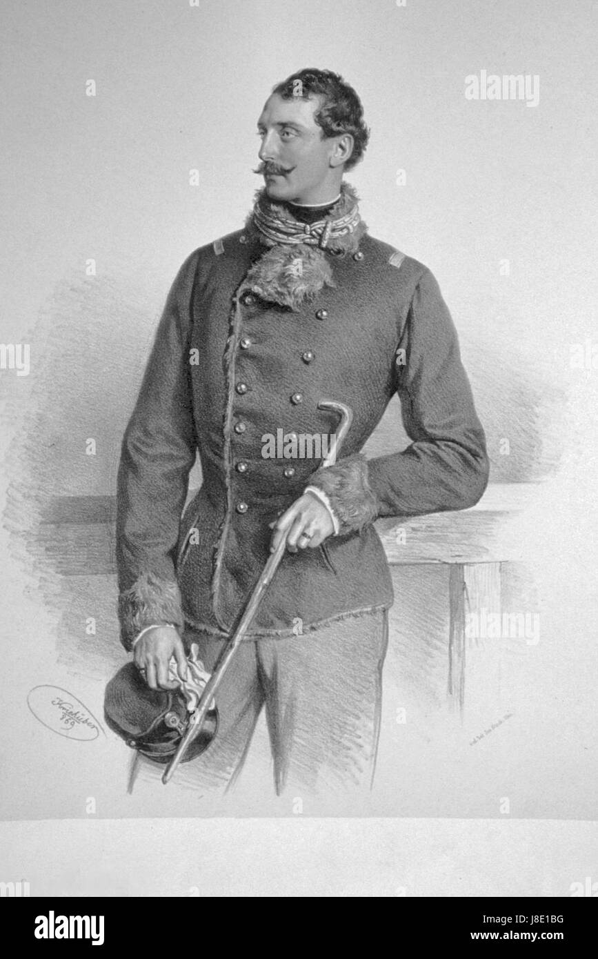 Franz Emerich Lamberg Litho Stock Photo - Alamy