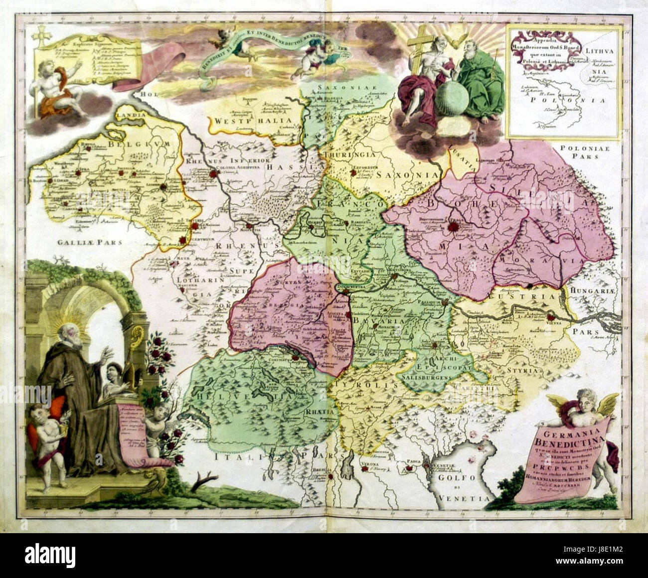 Ancient germania map hi-res stock photography and images - Alamy