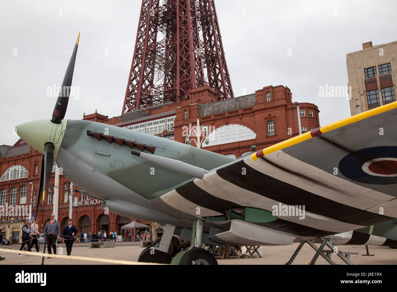 Blackpool, Fylde Coast, Lancashire, UK. 28th May, 2017. Spitifre ...