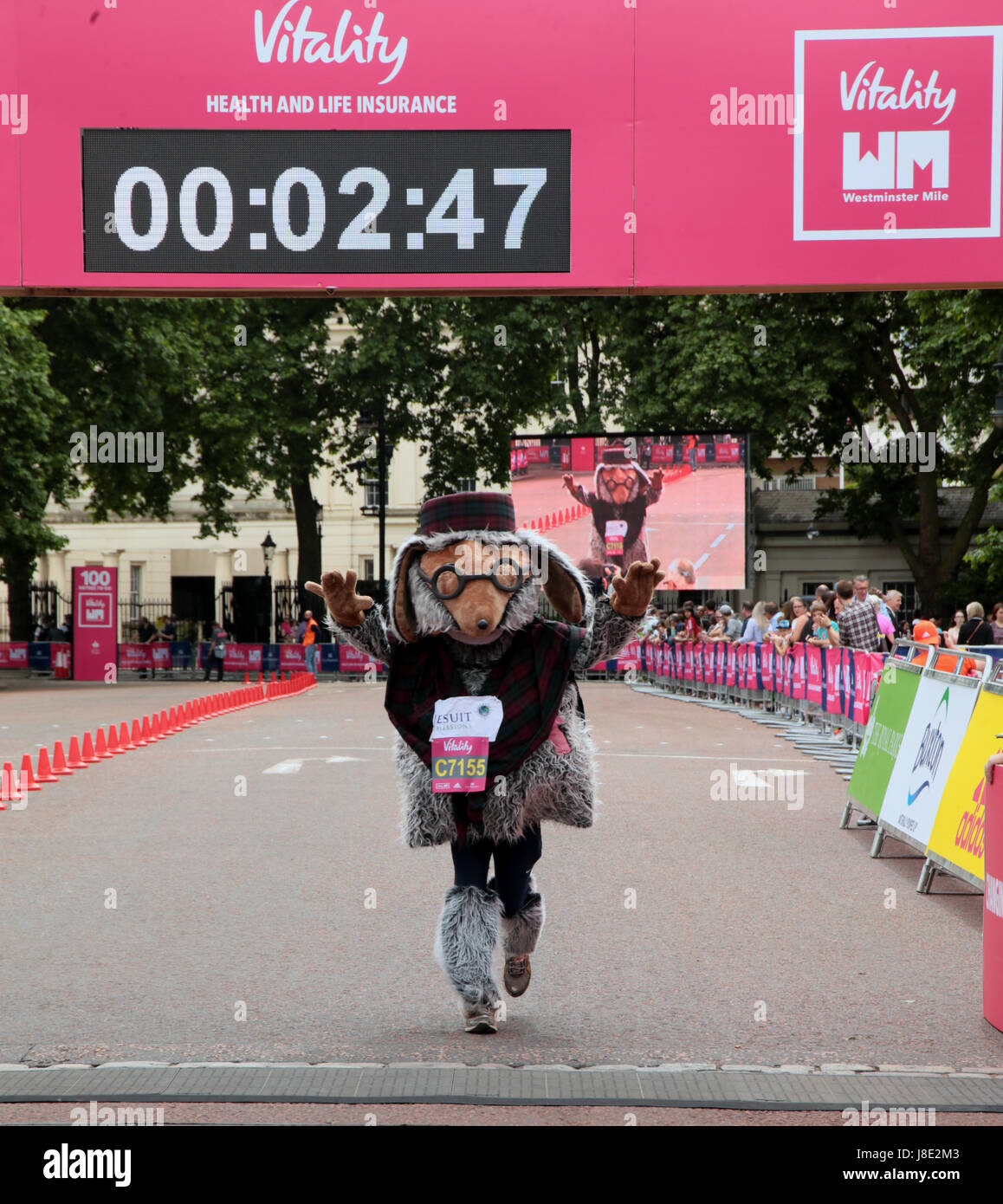 London, UK. 28th May, 2017. Vitality Westminster Mile race saw the ...