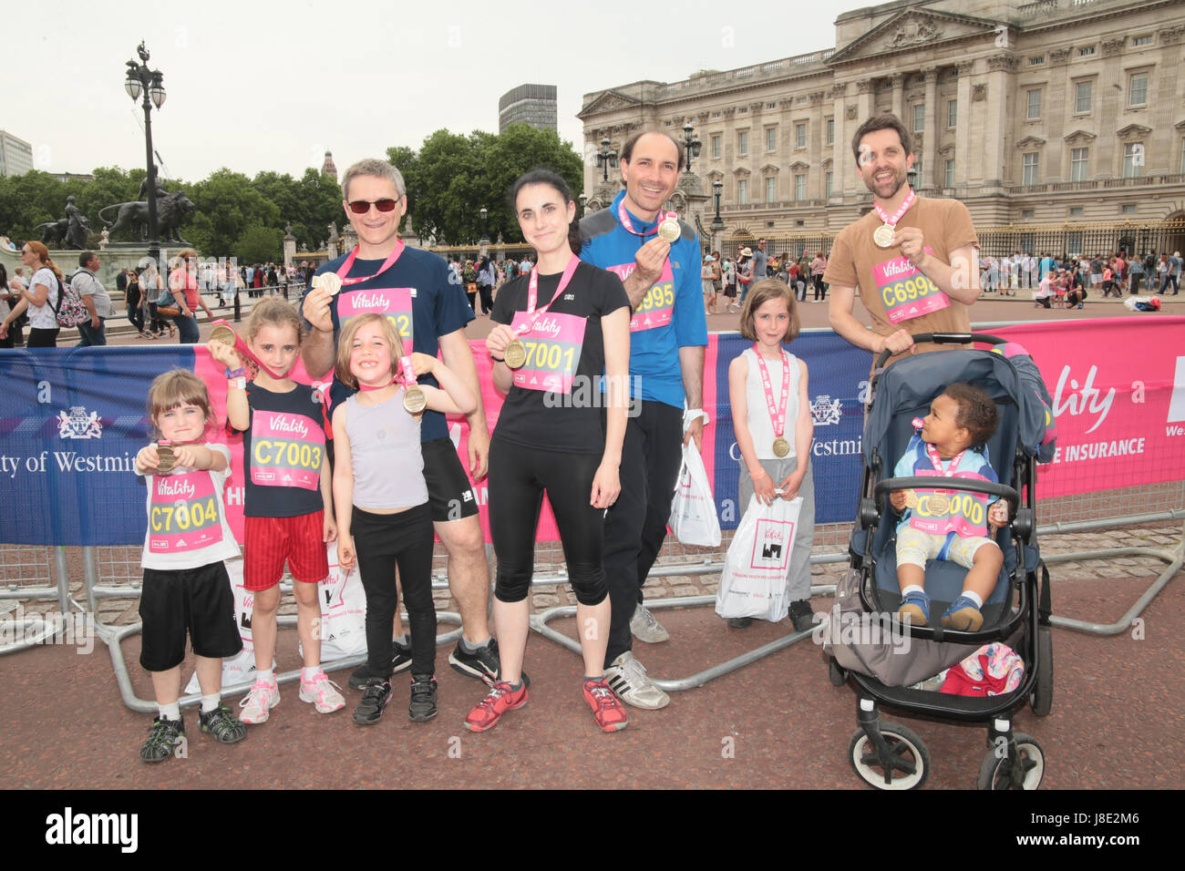 London, UK. 28th May, 2017. Vitality Westminster Mile race saw the ...