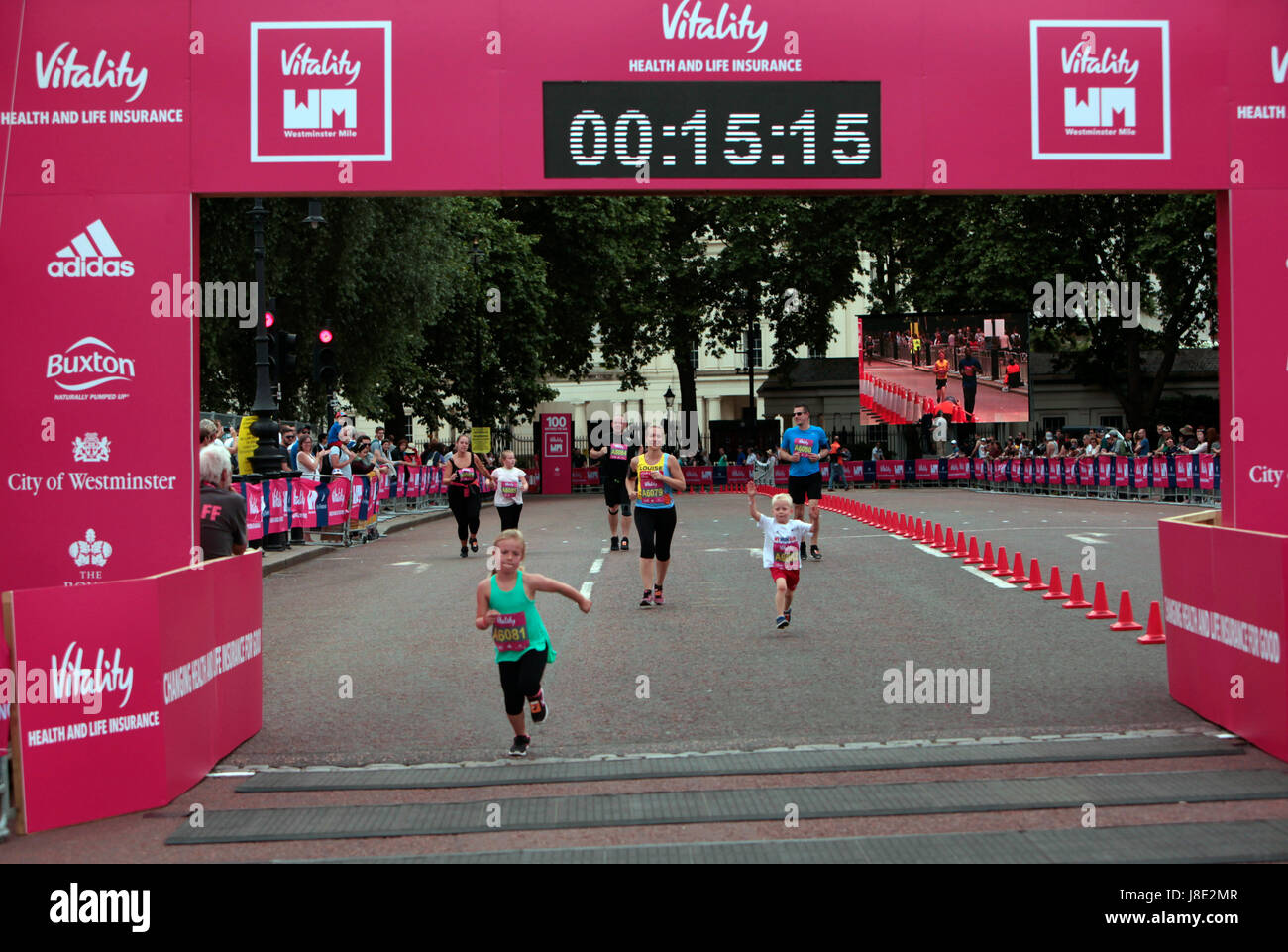 London, UK. 28th May, 2017. Vitality Westminster Mile race saw the ...