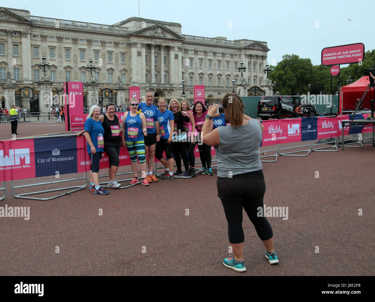 London, UK. 28th May, 2017. Vitality Westminster Mile race saw the ...