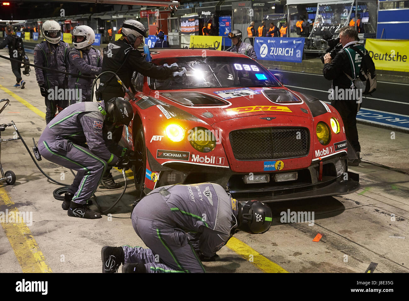 Nuerburg, Germany. 28th May, 2017. The Bentley Continental GT3 of the ...