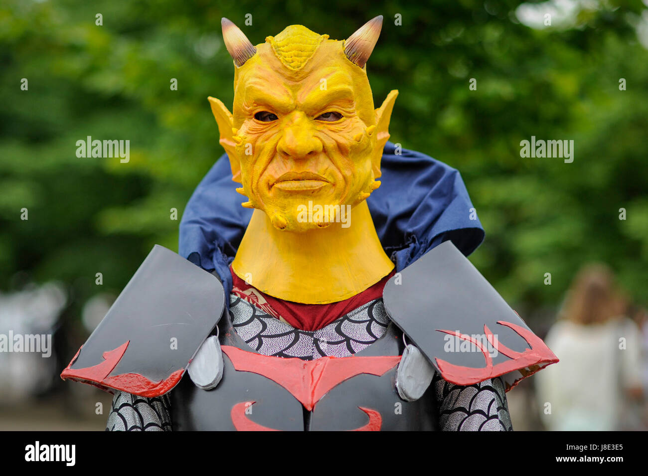 London, UK. 28th May, 2017. A man dressed as Etrigan from DC Comics at ...