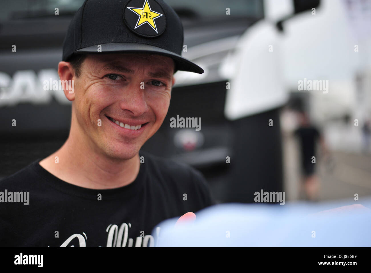 Lydden Hill Race Circuit, Kent, UK. 28th May, 2017. Tanner Foust (USA ...