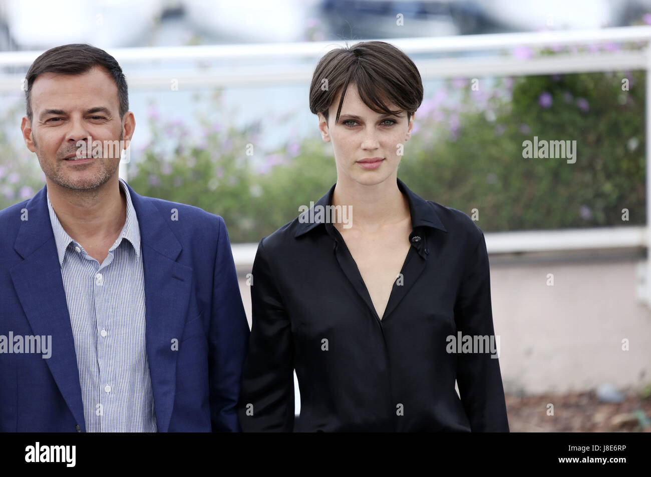 Cannes, France. 26th May, 2017. Francois Ozon and Marine Vacth at the ...