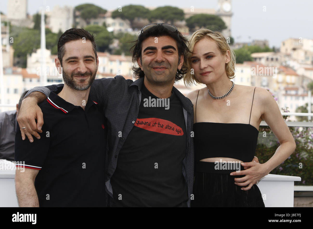 Denis Moschitto (l-r), Fatih Akin and Diane Kruger pose during the ...