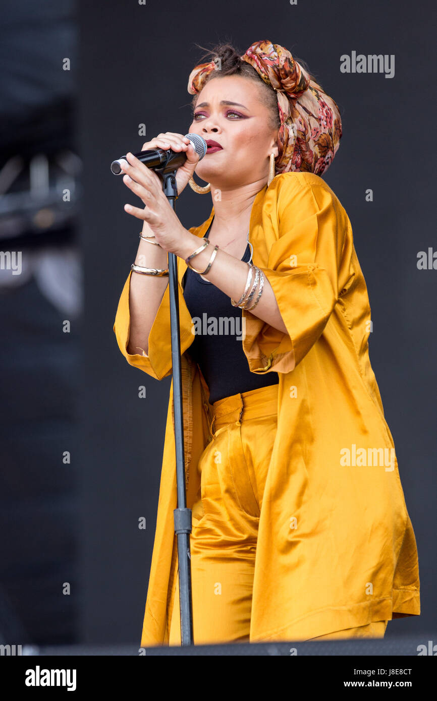 Napa, California, USA. 27th May, 2017. Singer ANDRA DAY during the ...
