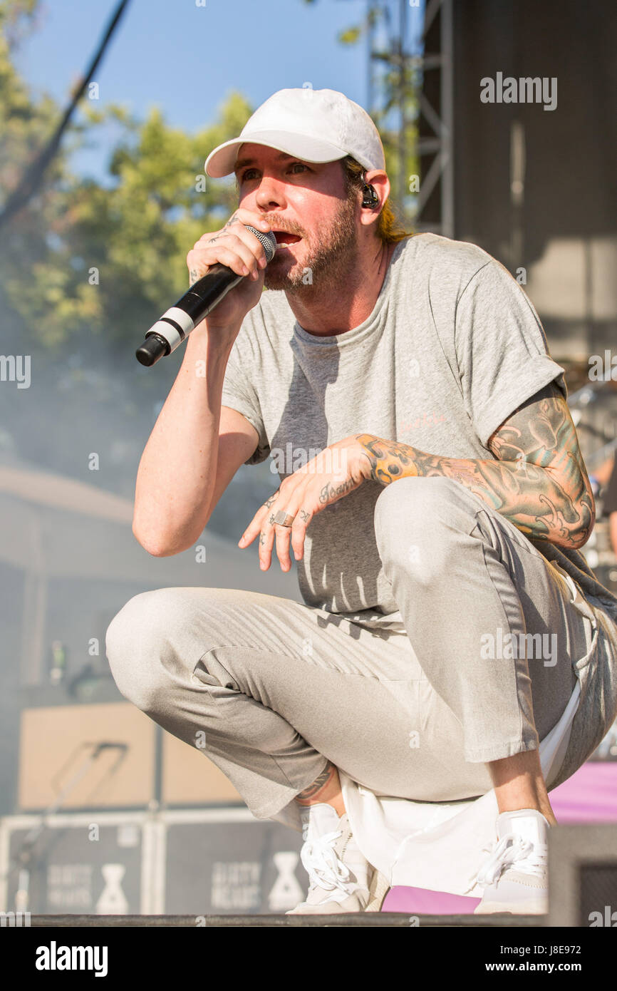 Napa, California, USA. 27th May, 2017. JARED WATSON of the Dirty Heads ...