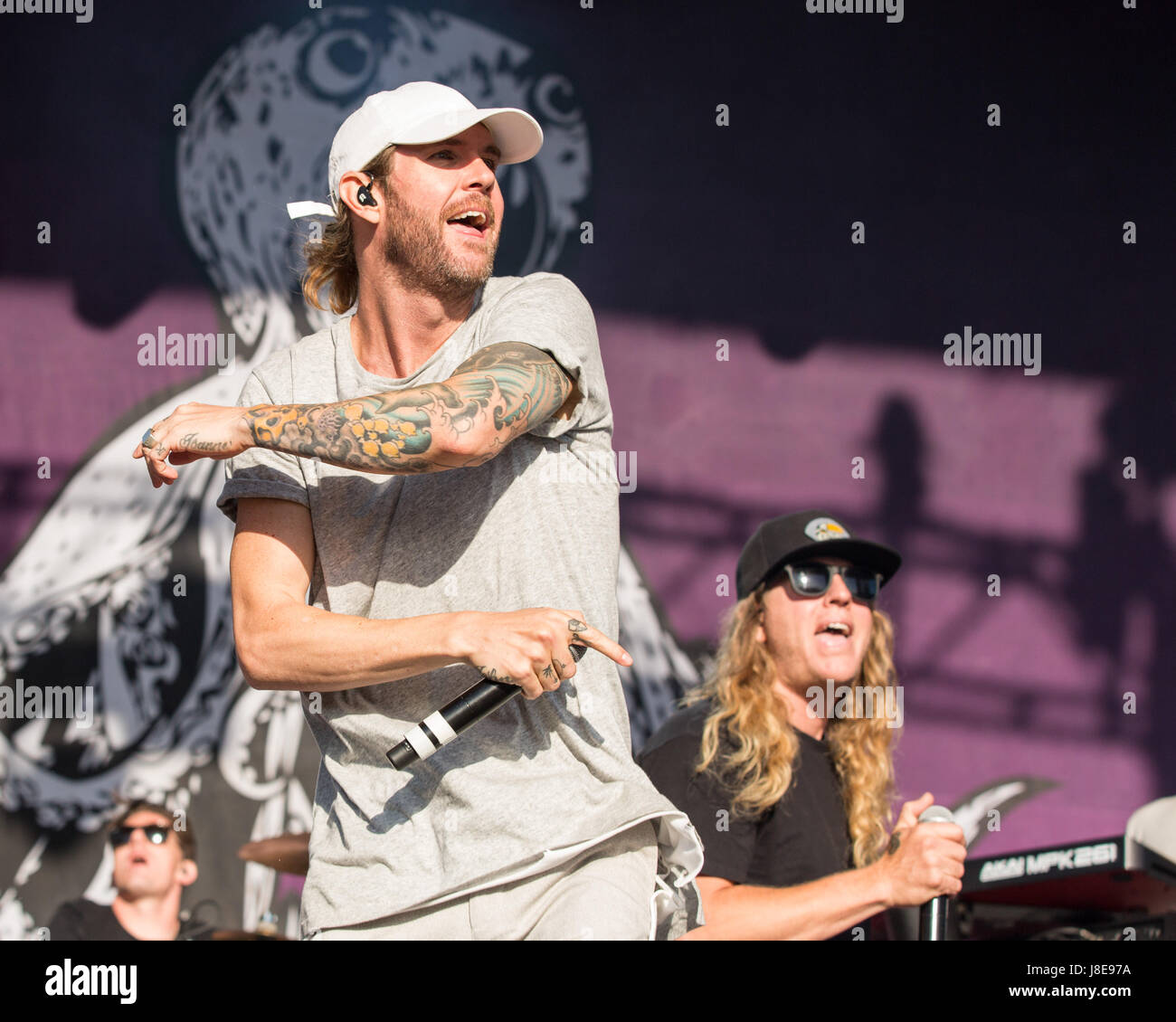 Napa, California, USA. 27th May, 2017. JARED WATSON and DUSTIN BUSHNELL ...
