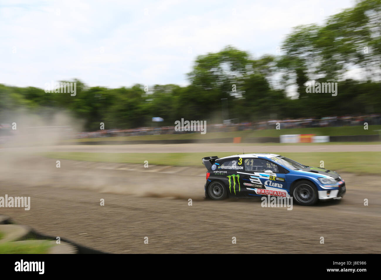 Lydden Hill Race Circuit, Kent, UK. 28th May 2017. Johan Kristofferson ...