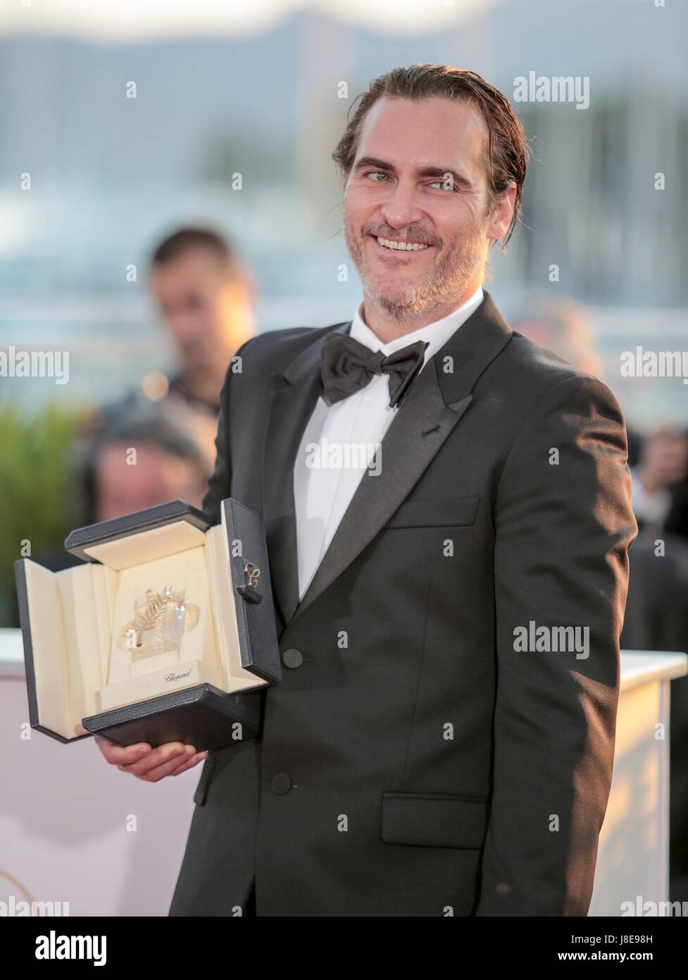 Cannes, France. 28th May, 2017. Joaquin Phoenix Best Actor Winner Award ...