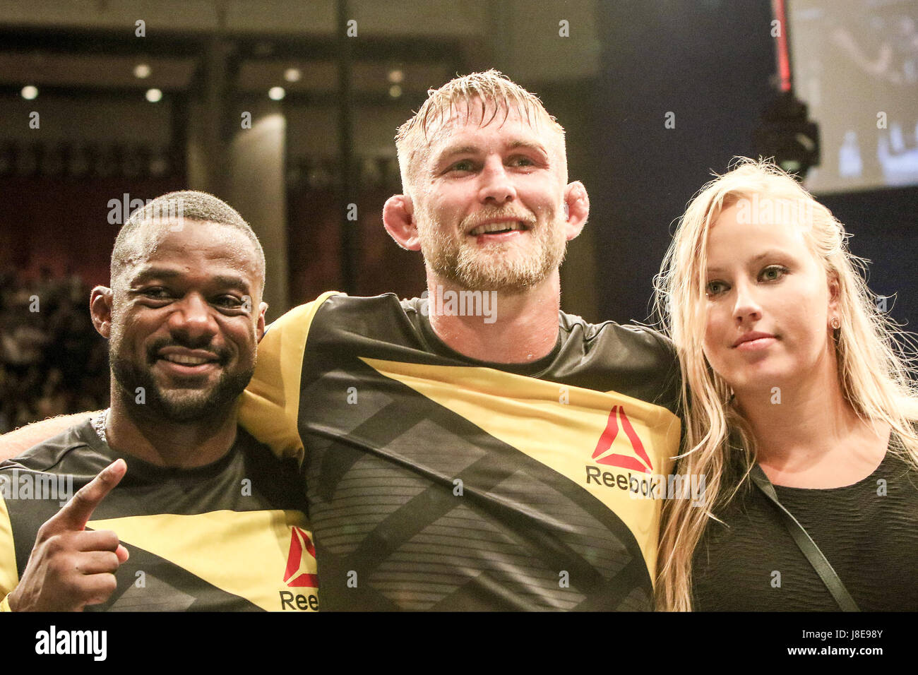 Ericsson Globe , Stockholm, Sweden . 28 May 2017. Alex Gustafsson ...