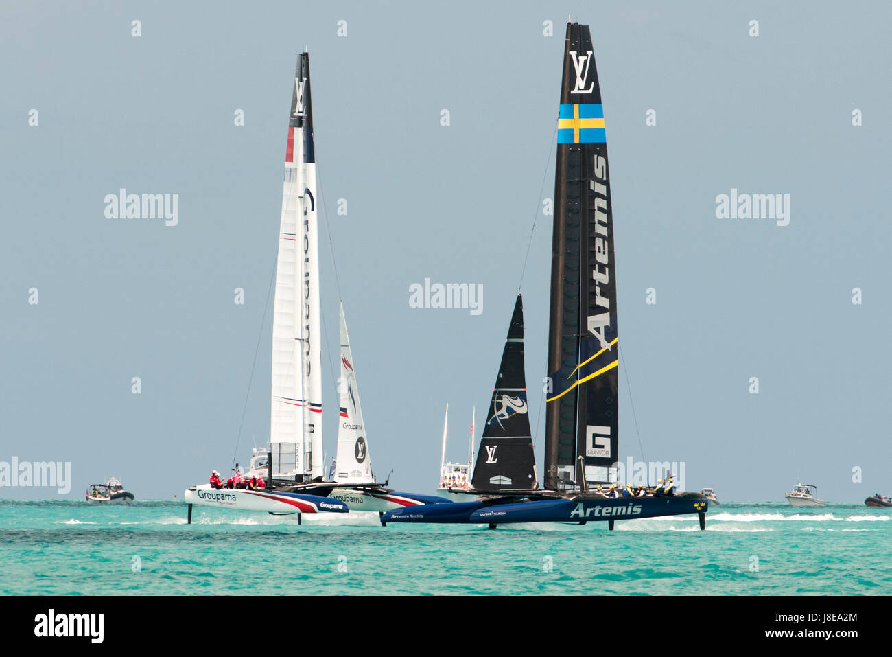 Bermuda. 28th May, 2017. Race seven on day two ot the America's Cup ...