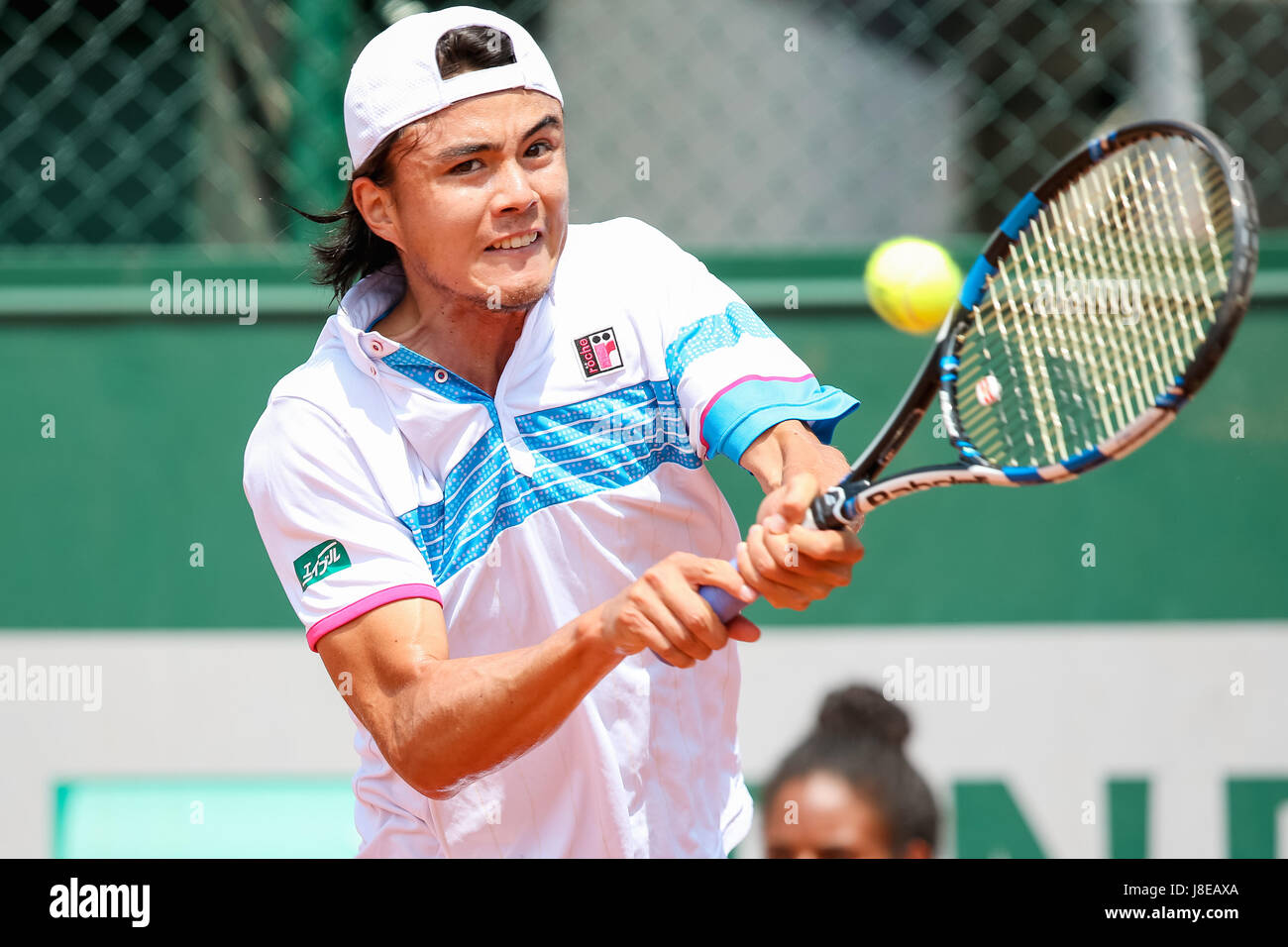 Paris, France. 28th May, 2017. Taro Daniel (JPN) Tennis : Taro Daniel ...