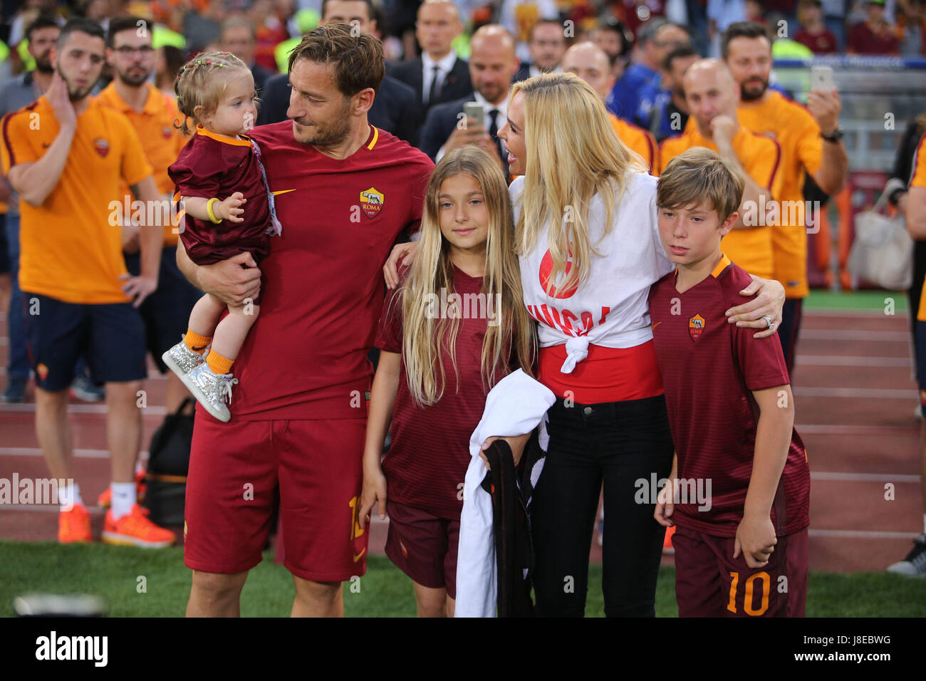 Roma, Stadio olimpico, Serie A tim As Roma vs Genoa: Francesco Totti at ...