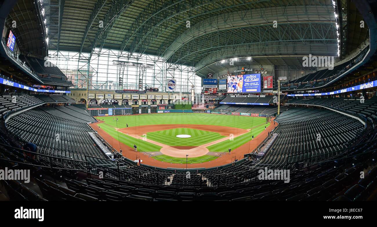 Houston, Texas, USA. 28th May, 2017. Minute Maid Park before the MLB ...