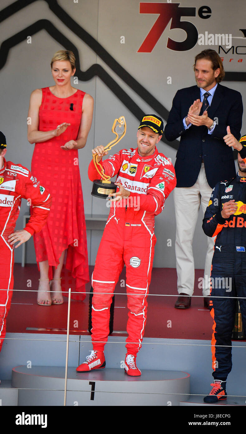 Sebastian vettel podium hi-res stock photography and images - Alamy