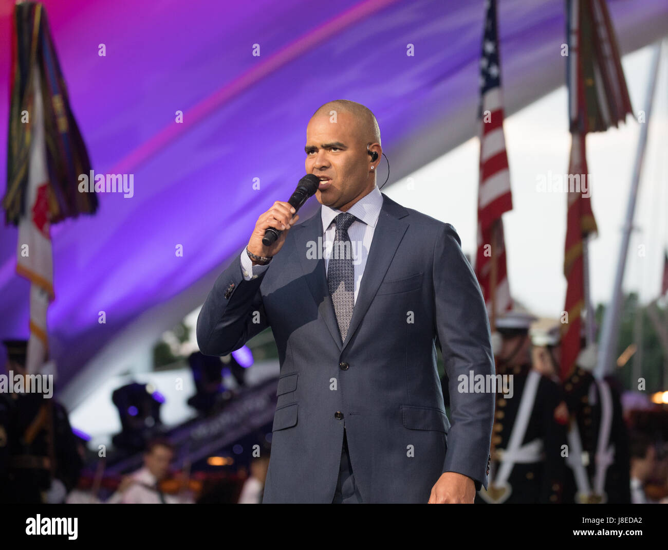 Christopher Jackson of Broadway's "Hamilton" opens the 2017 National ...