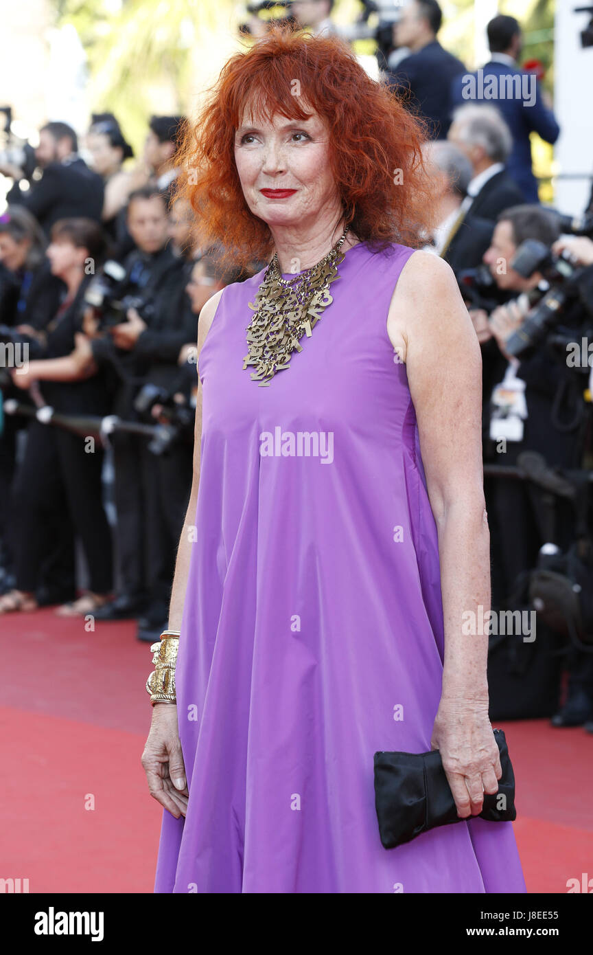 Cannes, Frankreich. 28th May, 2017. Sabine Azema attending the closing ...
