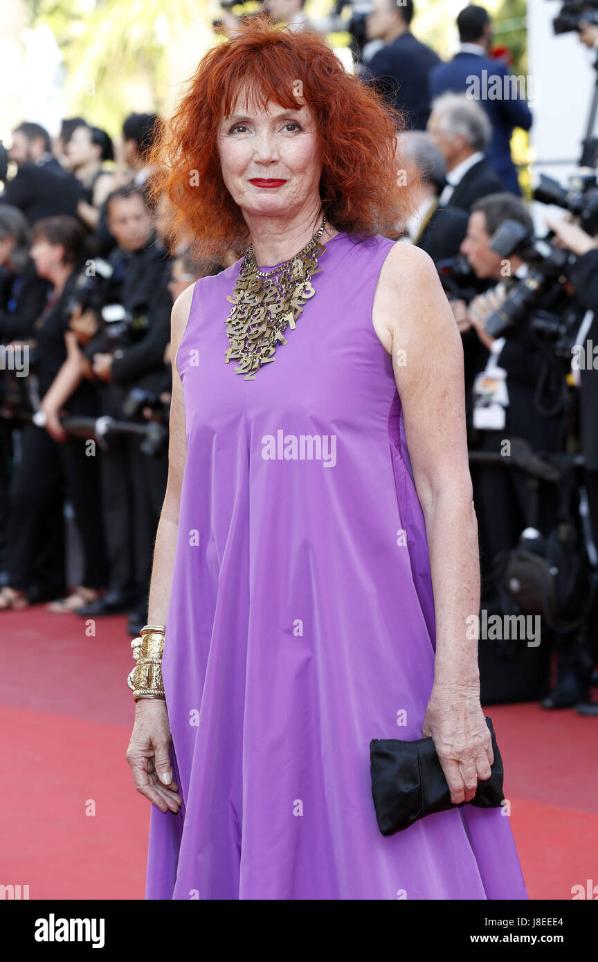 Cannes, Frankreich. 28th May, 2017. Sabine Azema attending the closing ...