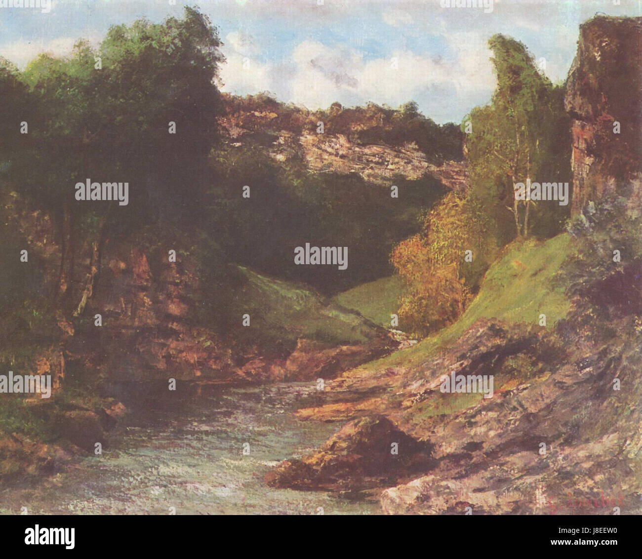 Gustave Courbet was a leading French realist painter, known for his ...