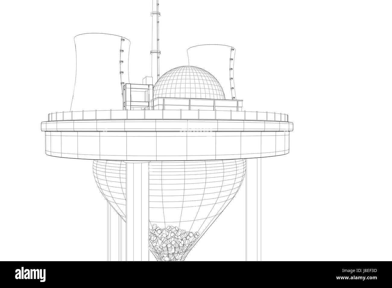 clock, radiation, sand glass, sandglass, hourglass, reactor, atomic ...