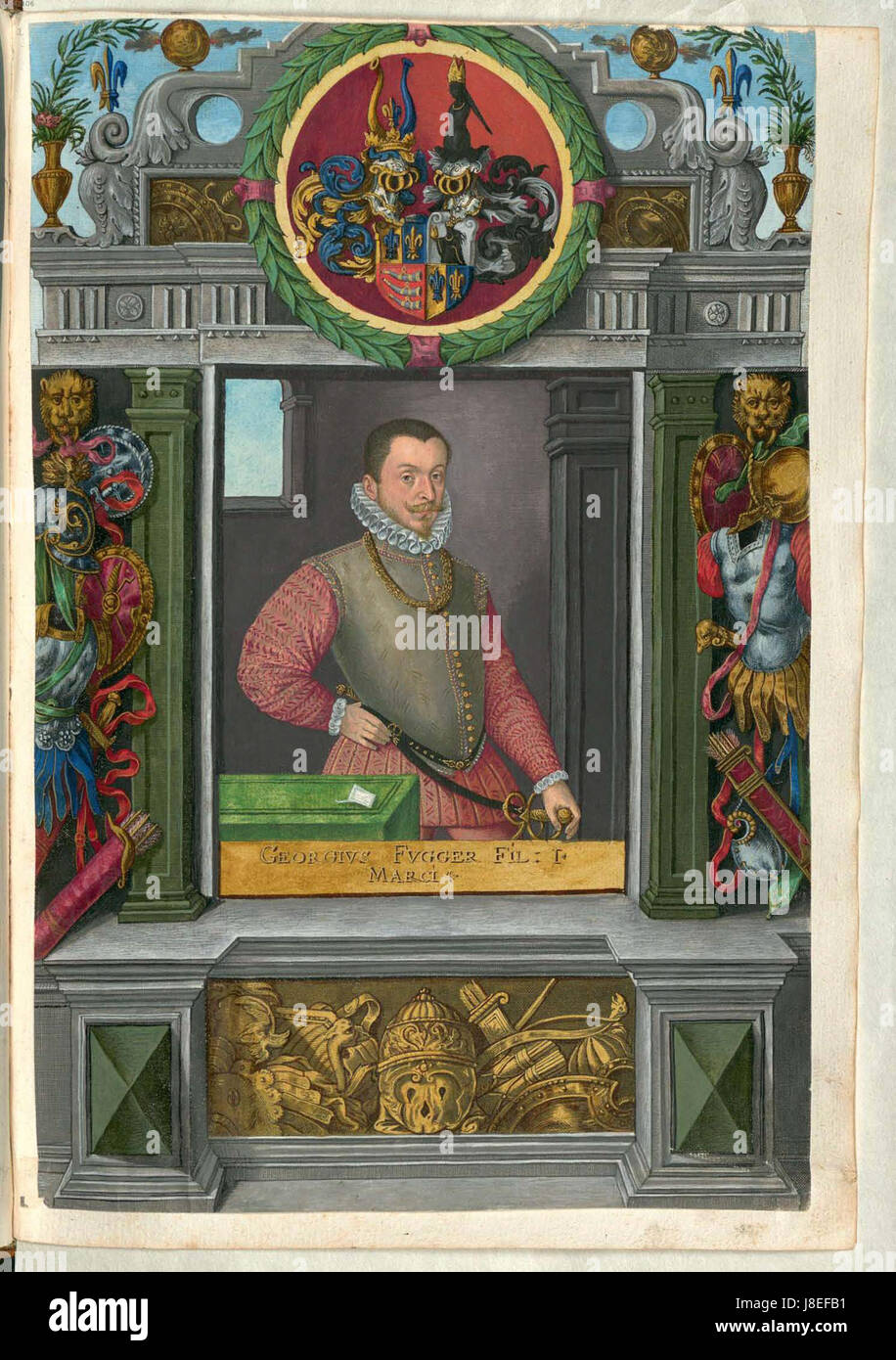 'Fuggerorum et Fuggerarum imagines 087r' is an illustration from the ...