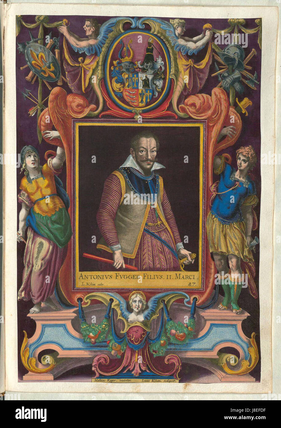 An illustration from the 'Fuggerorum et Fuggerarum imagines ...