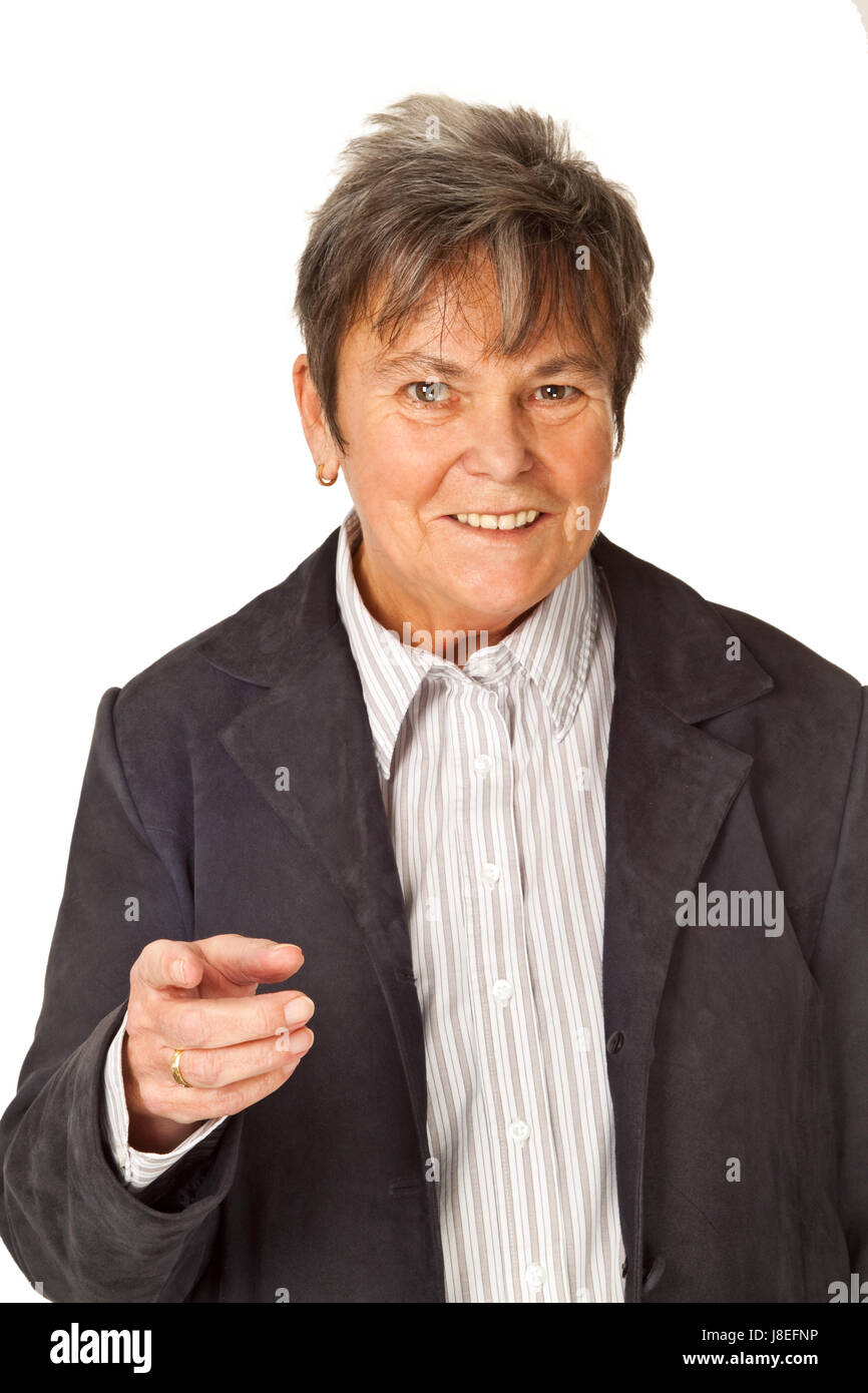 woman, indicate, show, interpret, hand, finger, friendly, kind, seniort ...