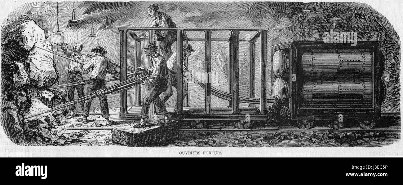 Major engineering project Black and White Stock Photos & Images - Alamy