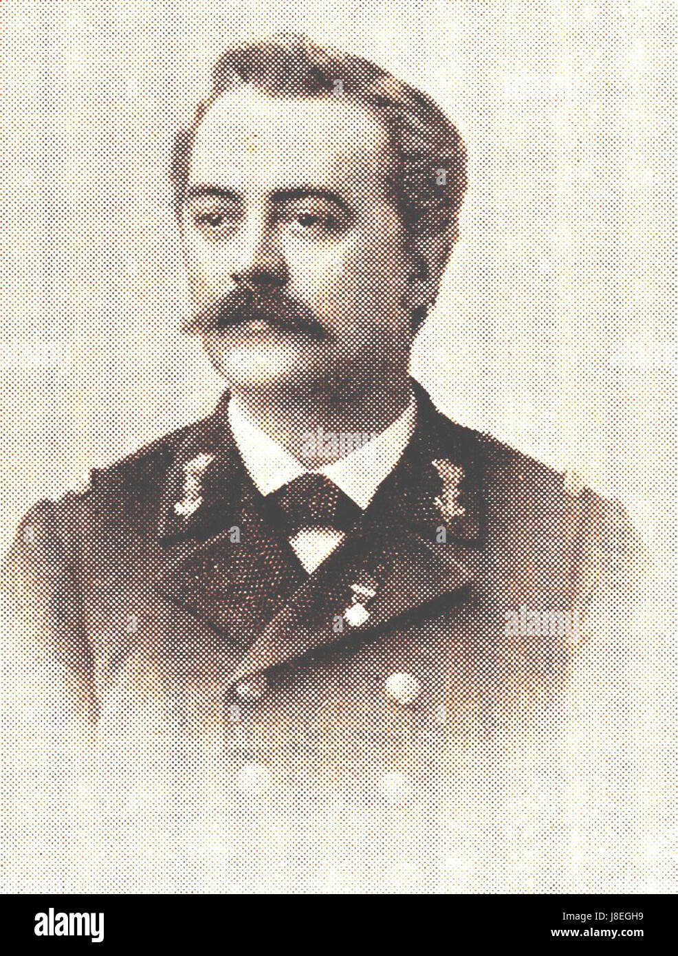 The image represents the portrait or record of EW Pfeiffer, a ...