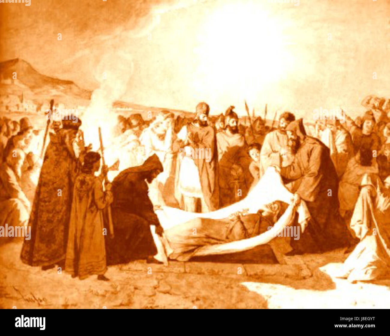 This piece by Juliano Zasso illustrates the internment of St. Mesrop ...